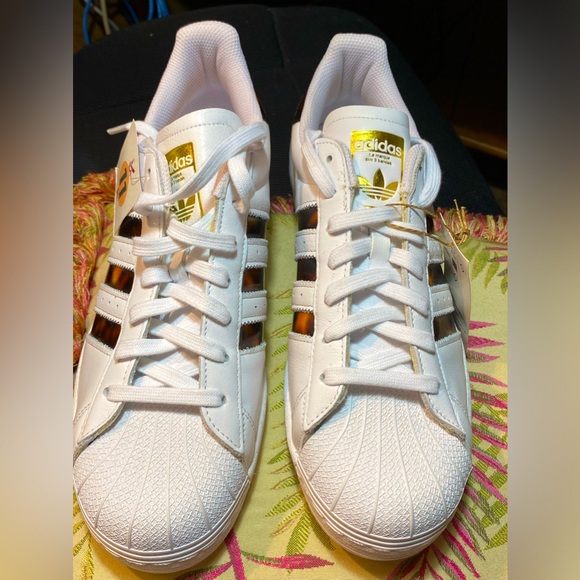 adidas | Shoes | Adidas Womens Size 1 Nwt Superstar Tortoise Shell ...